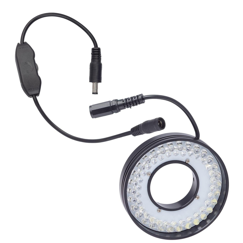 60-LED Ring Light for Single-Lens Microscopes – Omax