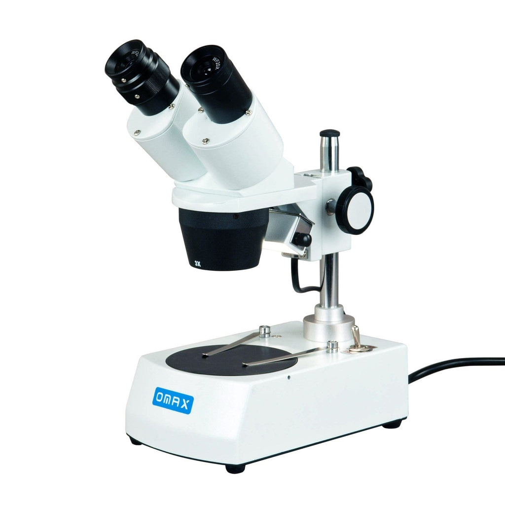 OMAX 20X-60X Student Binocular Stereo Microscope with Dual Lights and ...