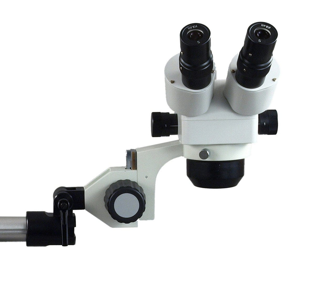 Boom Stand Binocular Zoom Stereo Microscope 10x~80x – Omax