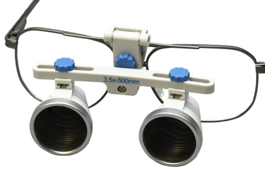 3.5X 500mm WD Binocular Eyeglass Loupes with Alloy Frame – Omax