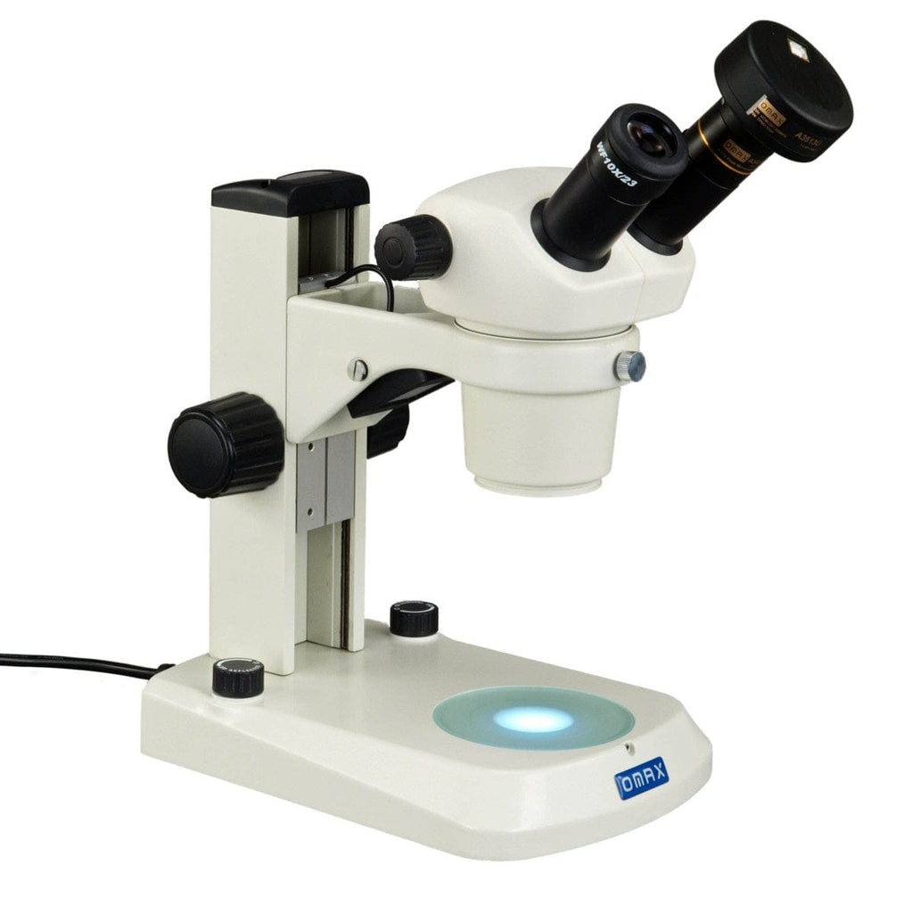Binocular Stereo Microscope 10X-30X with Dual LED Lights and 1.3MP USB ...