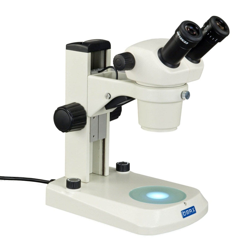 Binocular Stereo Microscope 10X-30X with Dual LED Lights – Omax
