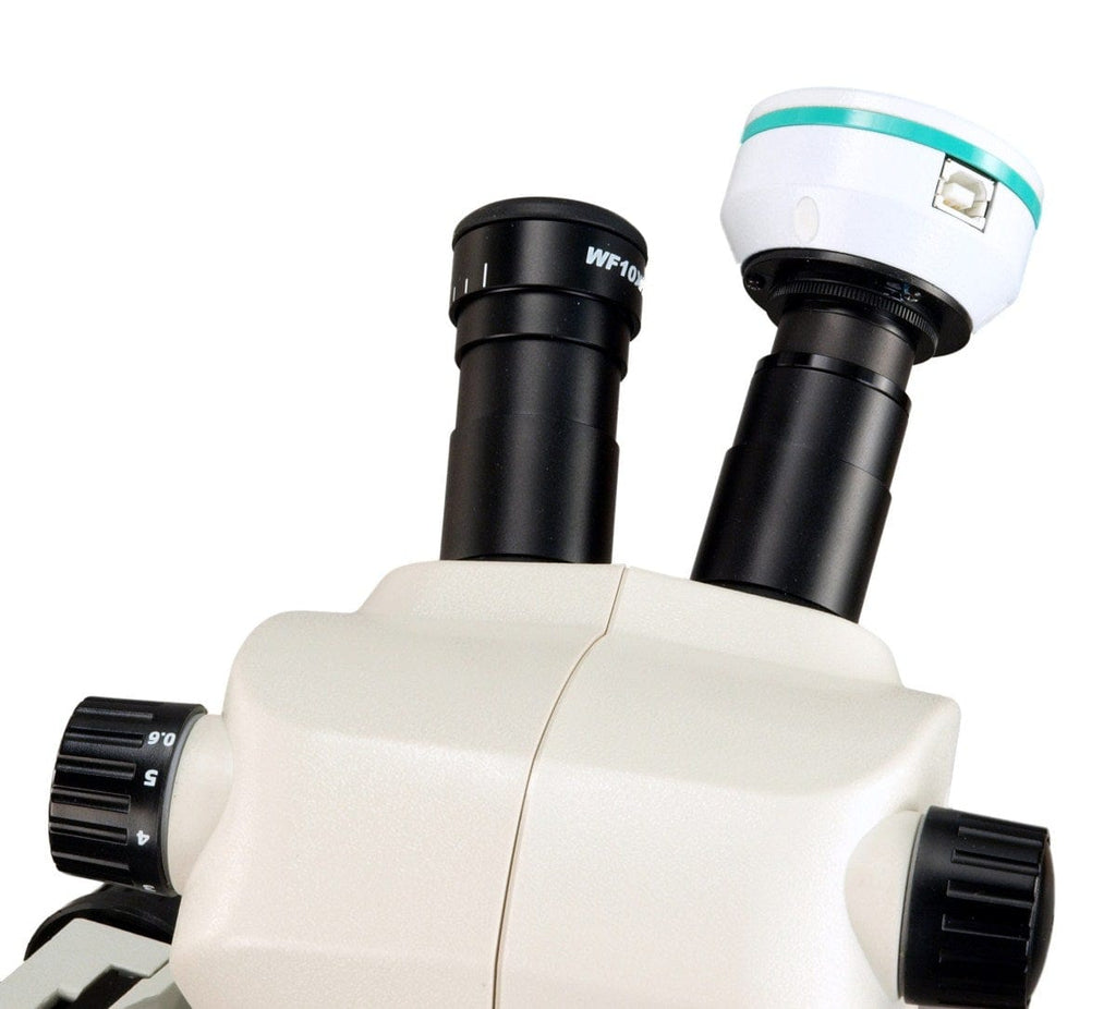 6X-50X Binocular Zoom Stereo Microscope+Boom Stand+54 LED Ring Light+2 ...