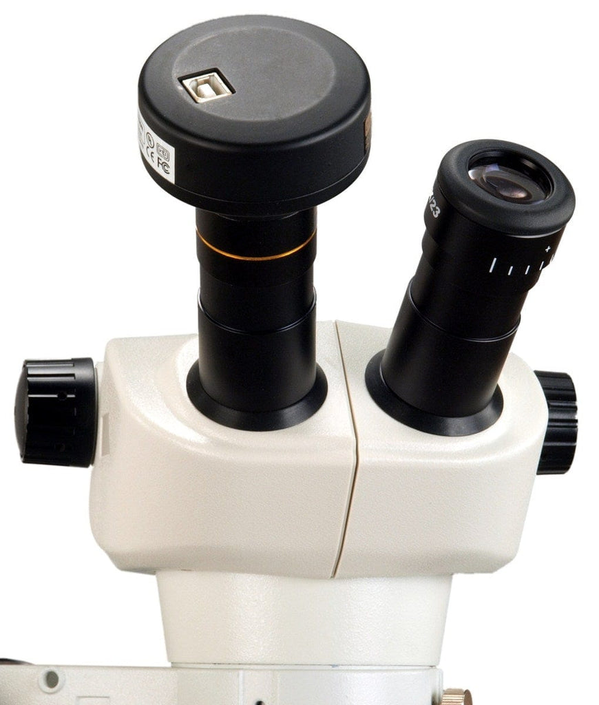 6X-50X Binocular Zoom Stereo Microscope+Boom Stand+54 LED Ring Light+5 ...