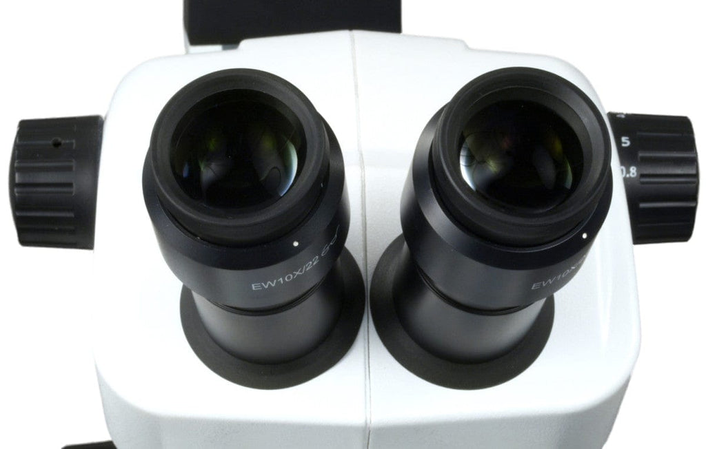 Binocular 8x~50x Zoom Stereo Microscope w/ Dual LED Matrix Light – Omax