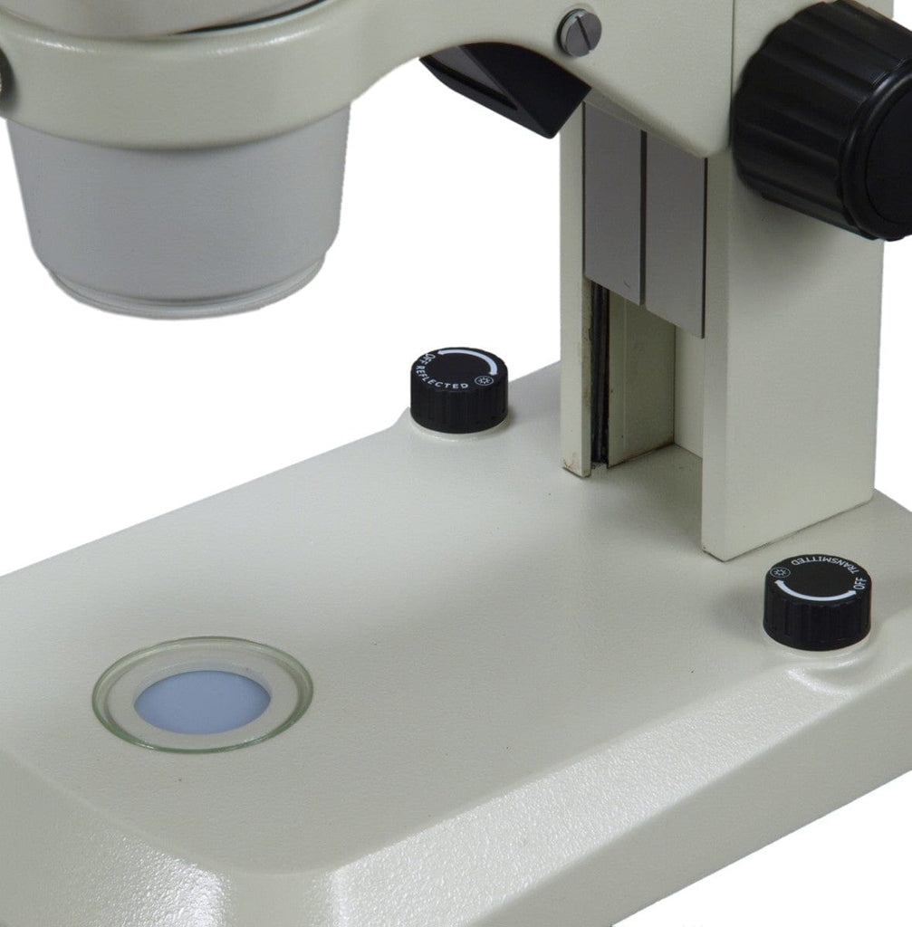 Binocular 10X~45X Zoom Stereo Microscope with Dual LED Light – Omax