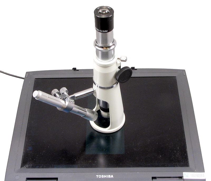 Shop Measuring Microscope 20X & 40X & 100X with Reticle Eyepiece – Omax