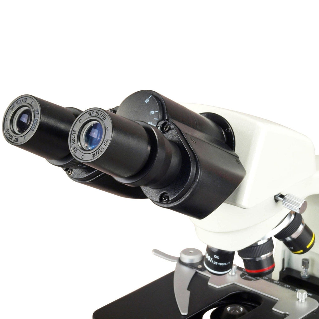 OMAX M821 Series Lab Siedentopf LED Binocular Compound Microscope 40X ...