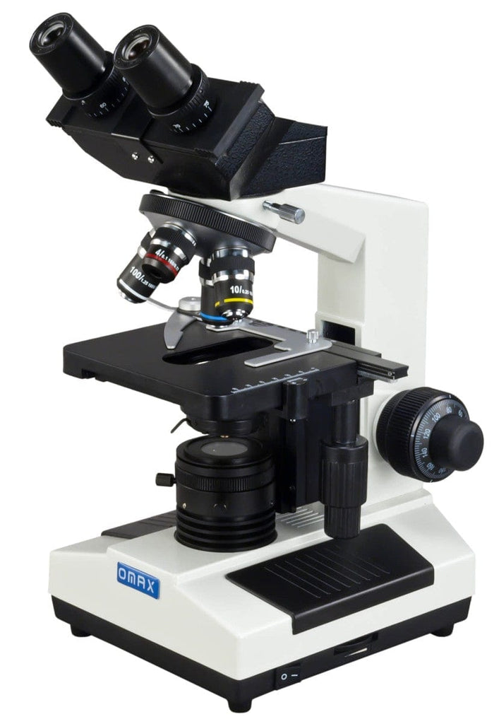 OMAX M827 Series Biological Binocular Compound Microscope 40X-2000X Ma ...