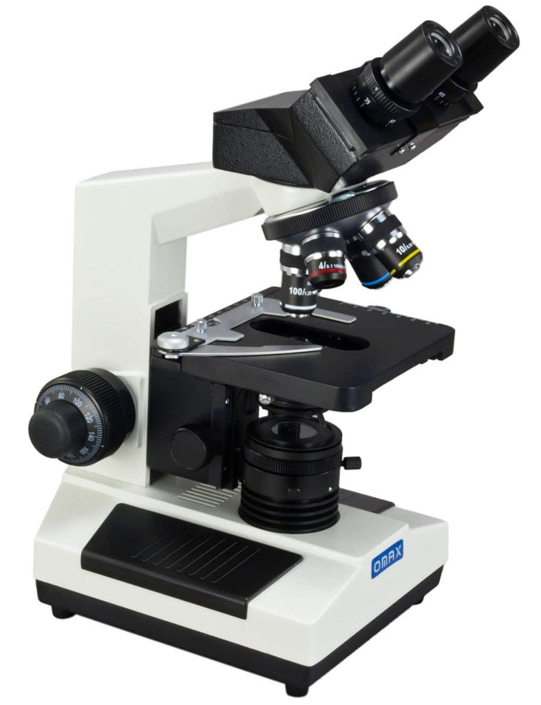 OMAX M827 Series Biological Binocular Compound Microscope 40X-2000X Ma ...