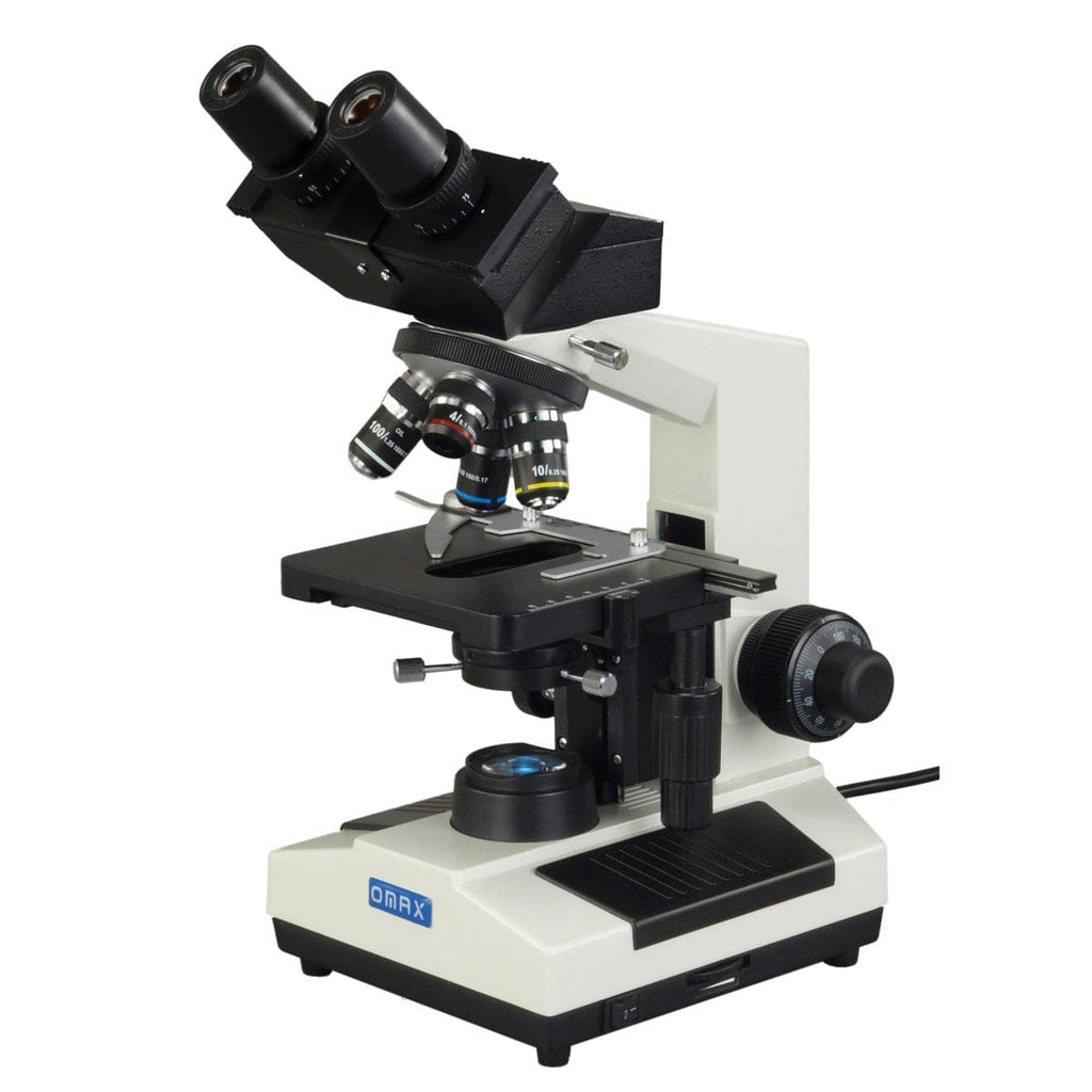 OMAX M827 Series Dry Darkfield Biological Binocular Compound Microscop ...