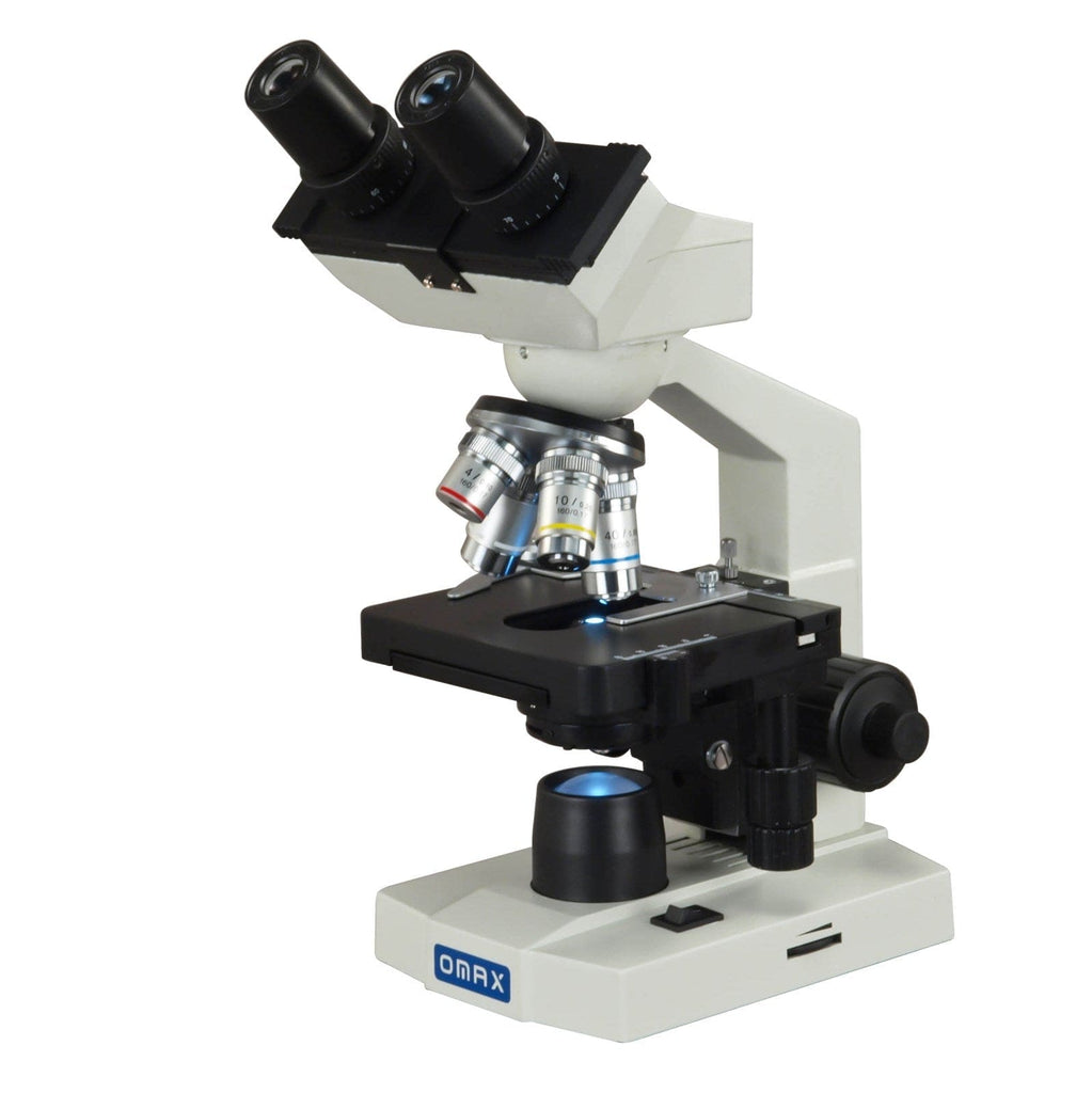 OMAX M82E Series LED Lab Binocular Compound Microscope 40X-2500X Magni ...