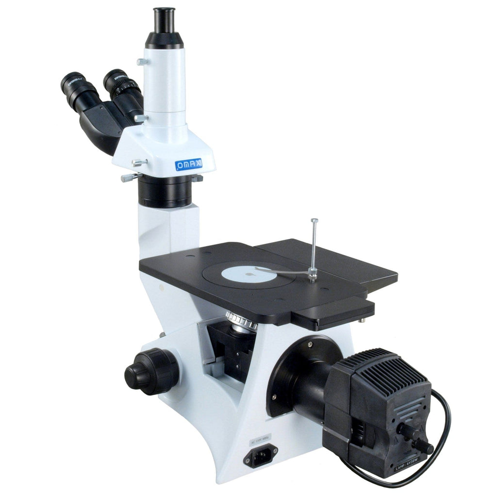 OMAX M83 Series PLAN Trinocular Inverted Infinity Metallurgical Polari ...