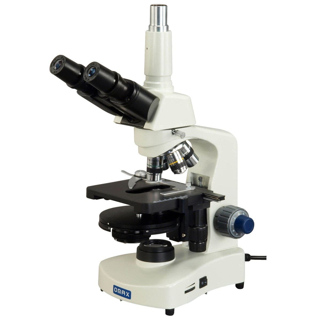 OMAX M8311 Series Trinocular Phase-Contrast Microscope 40X-2500X Magni ...