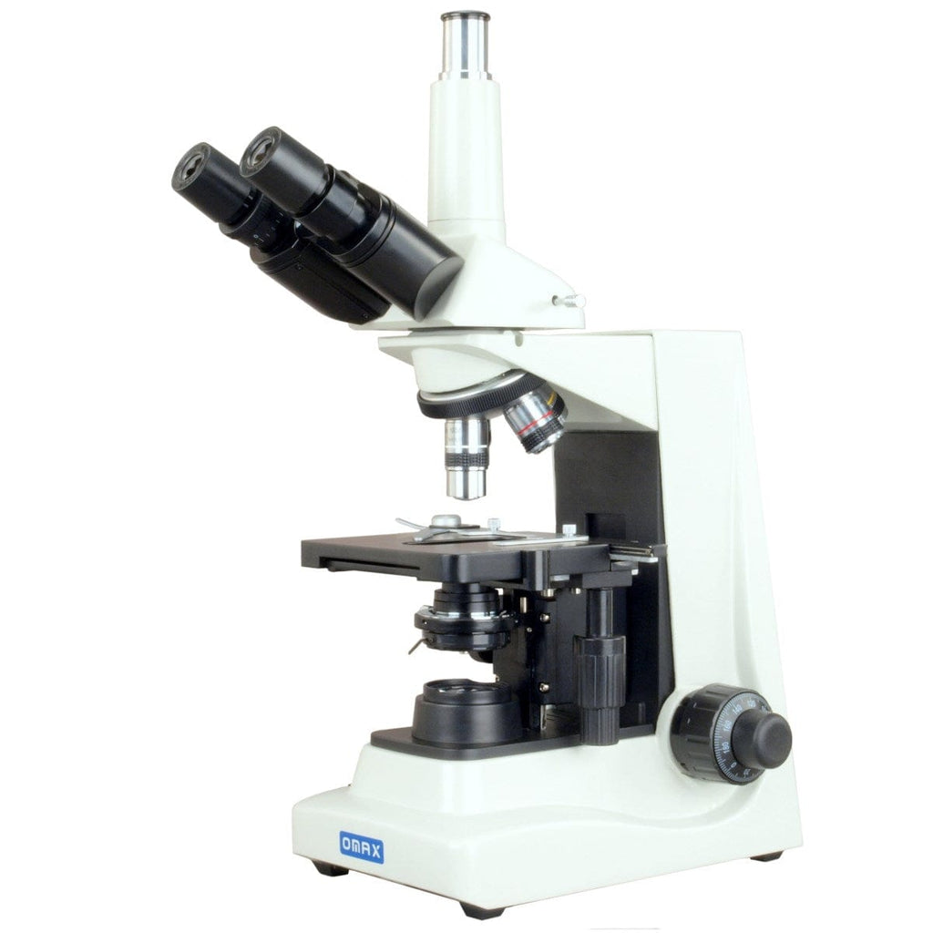 OMAX 40X-2000X Professional PLAN Trinocular Compound Microscope with S ...