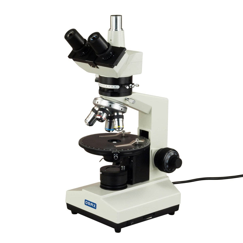 OMAX M837PL Series Polarizing Trinocular Compound Microscope 40X-1500X ...