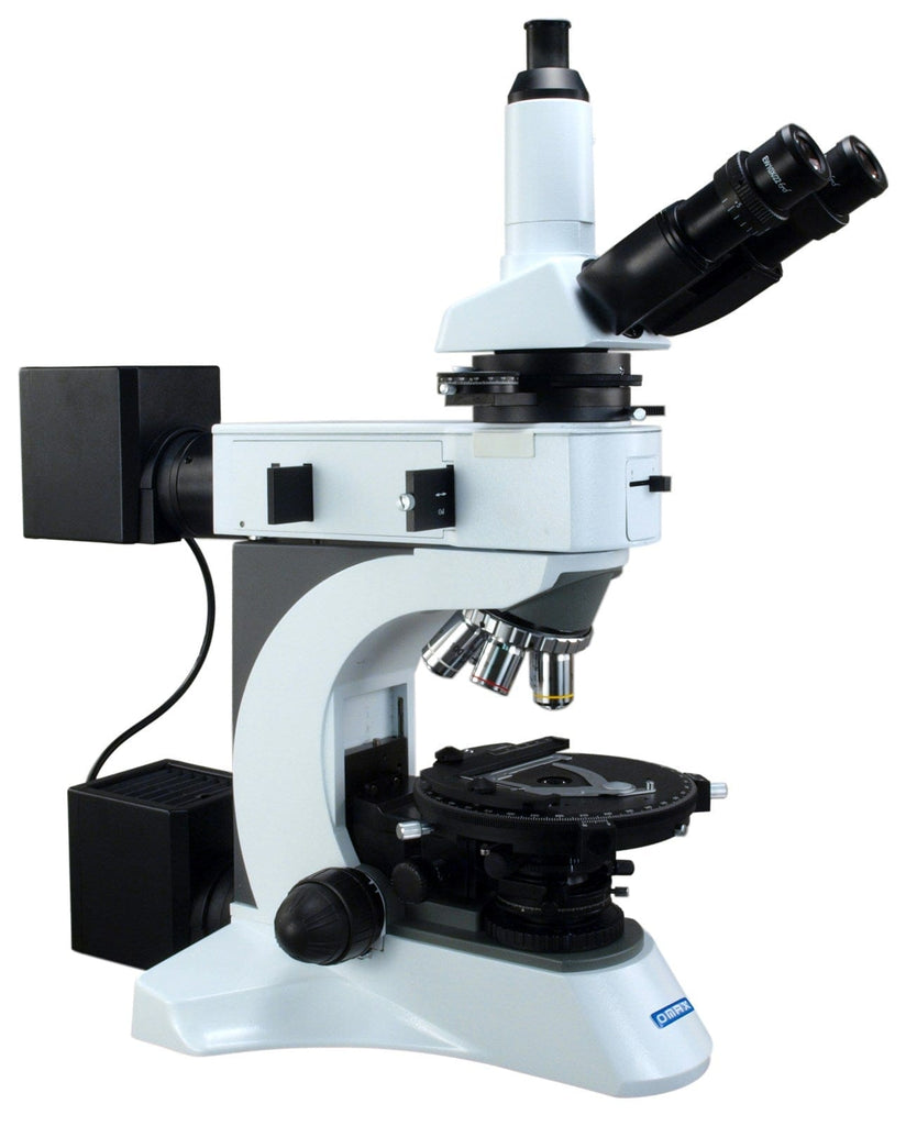 OMAX M838 Series Infinity PLAN EPI/Transmitted Light Polarizing Lab Tr ...