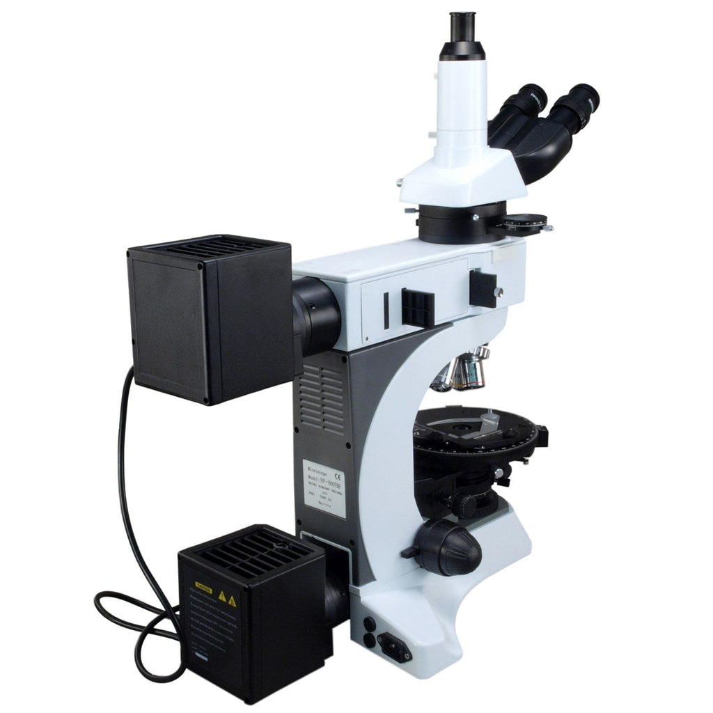 OMAX 50X-1000X PLAN Infinity EPI/Transmitted light Polarizing Microsco ...