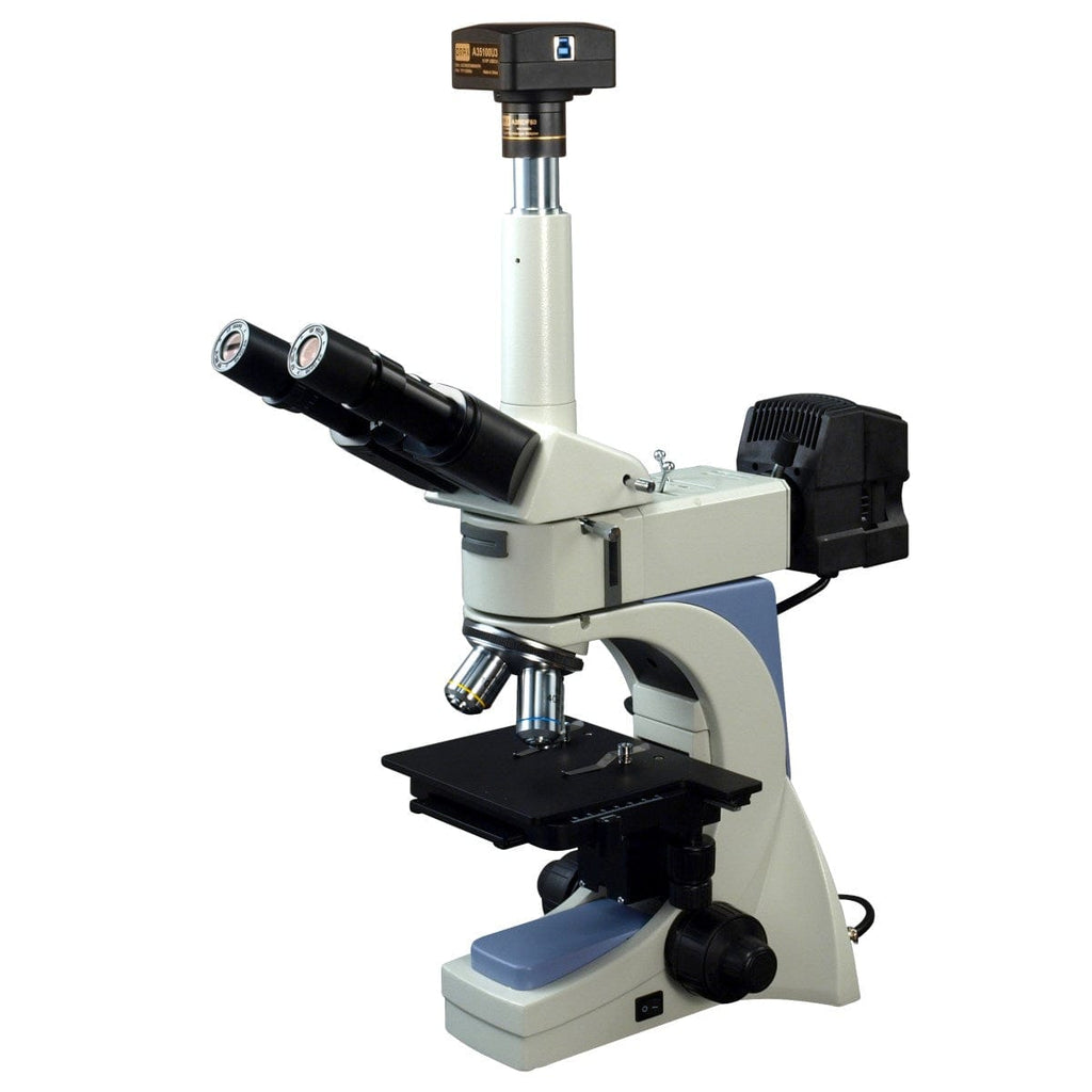 OMAX M83M Series Infinity Metallurgical Trinocular Compound Microscope ...