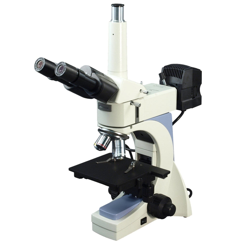 OMAX M83M Series Infinity Metallurgical Trinocular Compound Microscope ...