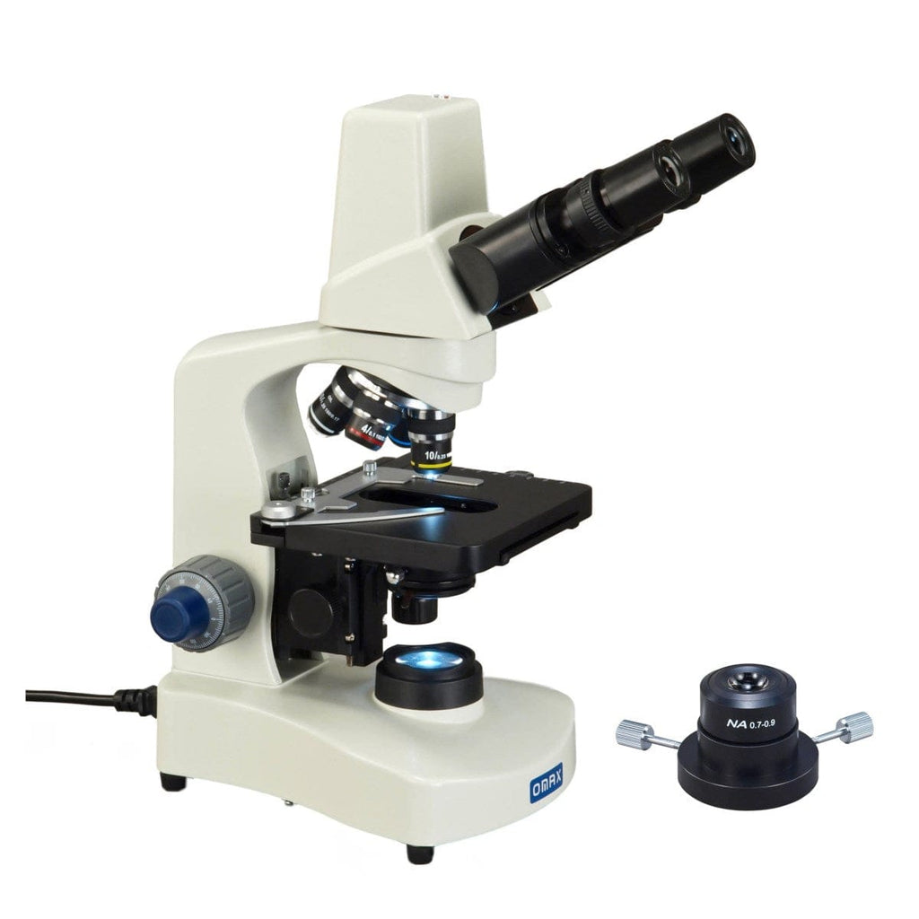 OMAX MD821 Series LED Binocular Compound Microscope 40X-2000X Magnific ...