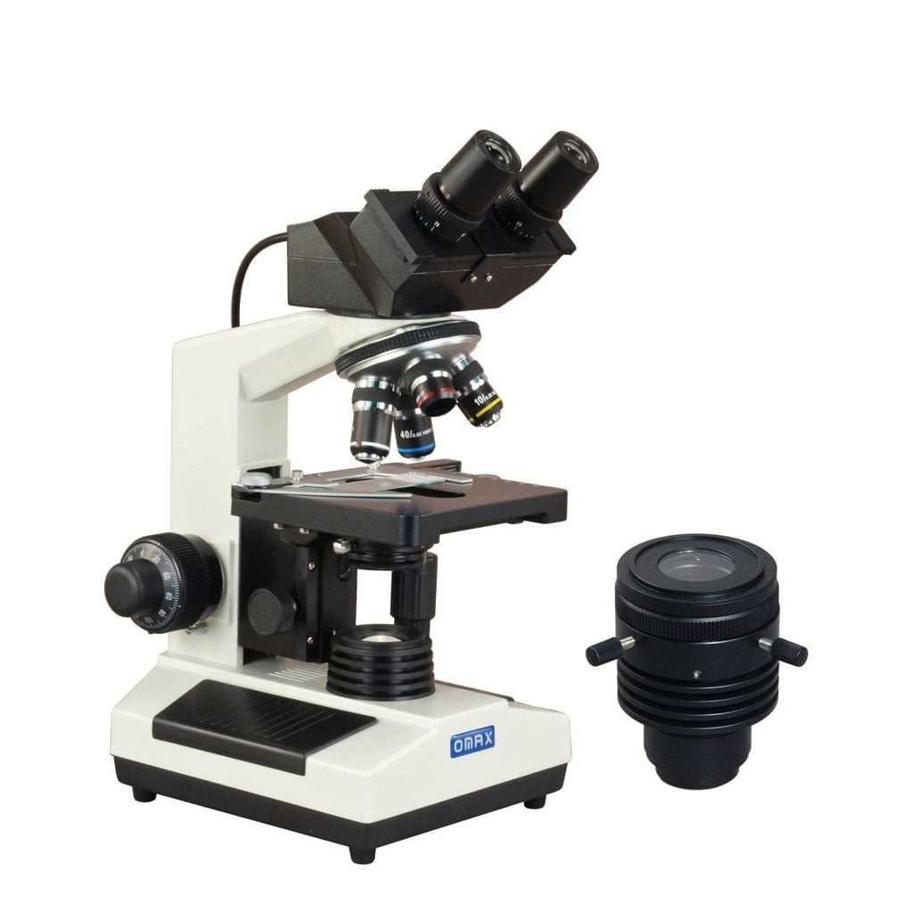 OMAX MD827 Series Digital Binocular Compound Microscope 40X-2000X Magn ...