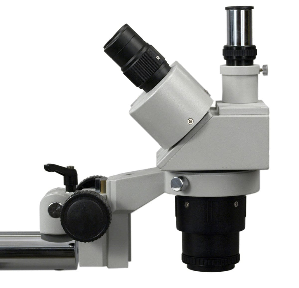 Trinocular Stereo Microscope 5x-10x-15x-20x-30x-60x Boom Stand – Omax
