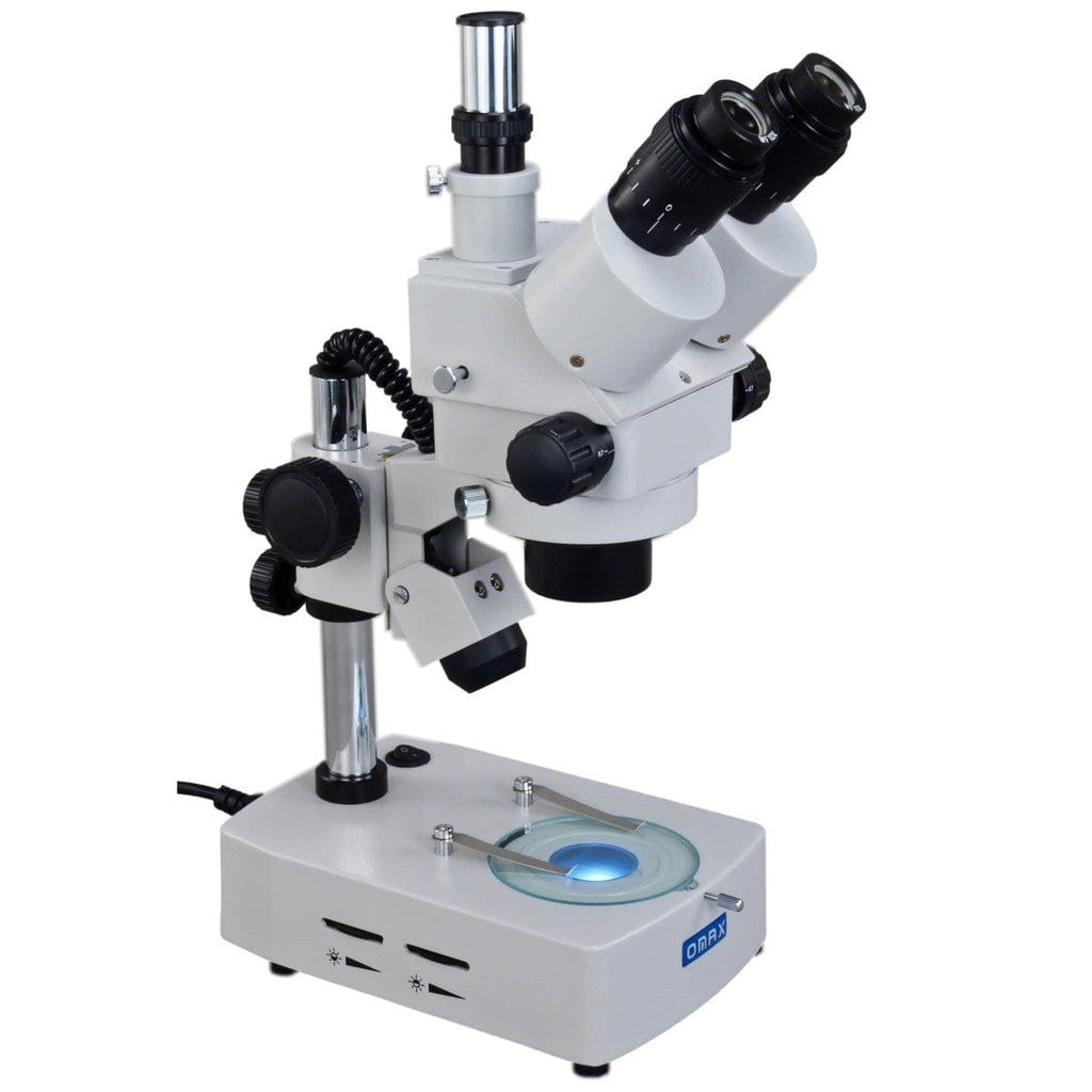 OMAX 3.5X-90X 5MP Touchpad Screen Trinocular Zoom Stereo Microscope on ...