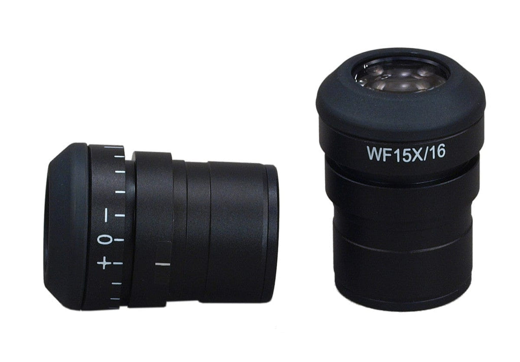 2 WF15X/16 Widefield Eyepieces for Microscope 30.0mm – Omax