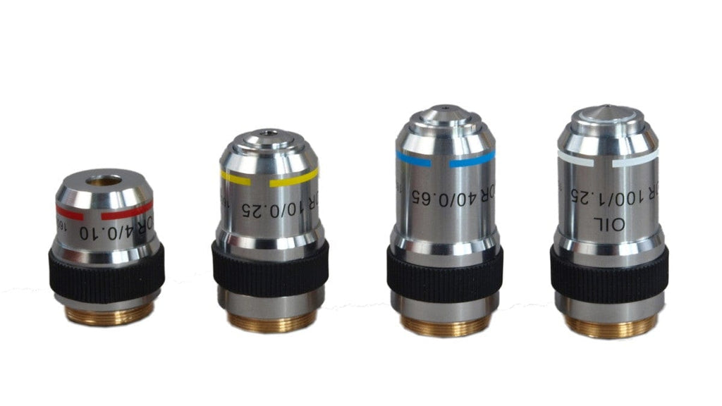 Fluor Objective Set for Fluorescent Microscopes – Omax