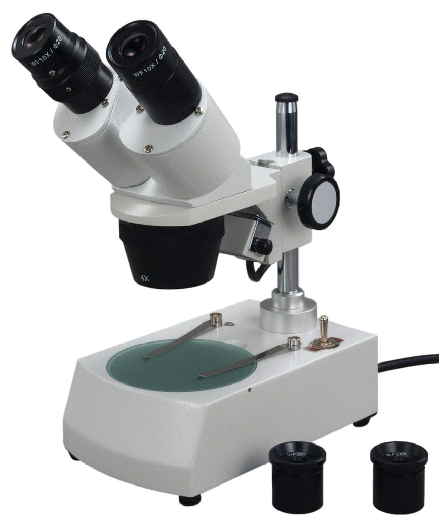 OMAX Student Stereo Microscope 20x-40x-80x Dual Lights – Omax