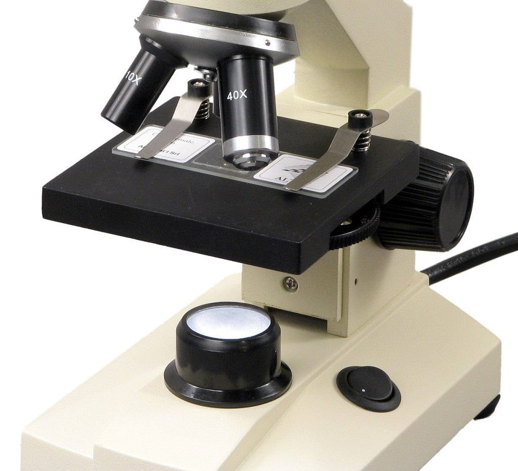 OMAX XG61 Series Student Monocular Compound Microscope 40X-1000X Magni ...