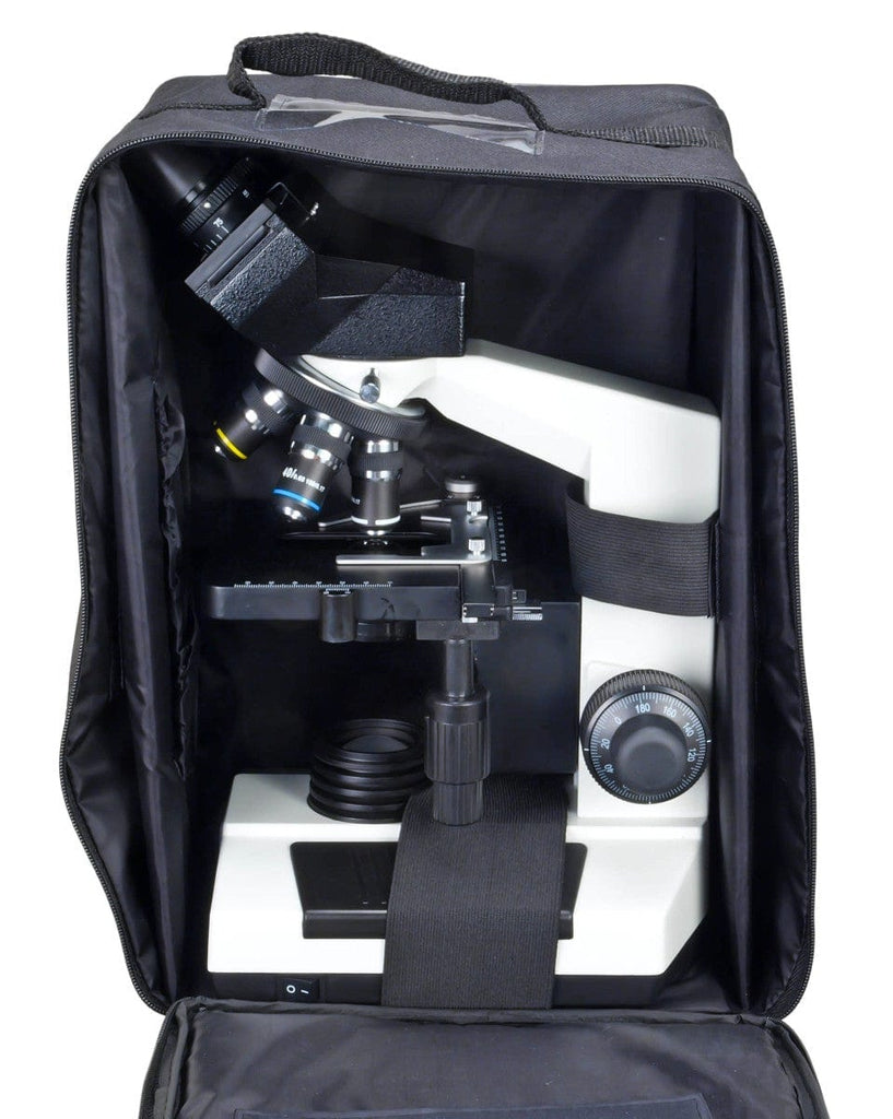 OMAX XM827 Series Binocular Compound Microscope 40X-2000X Magnificatio ...