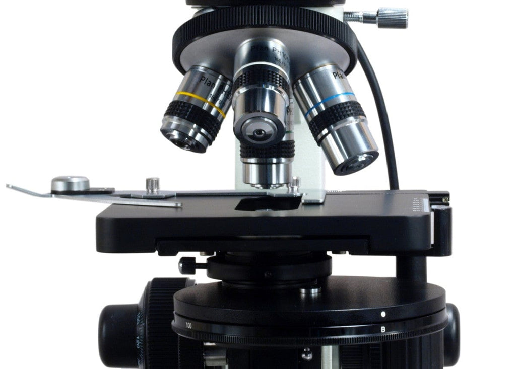 OMAX XM83 Series Phase Contrast Plan Trinocular Compound Microscope ...