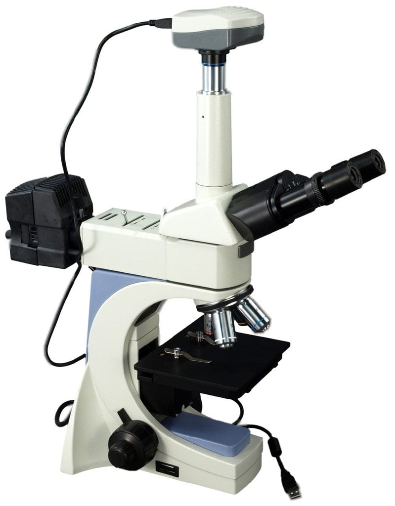 OMAX XM83 Series Infinity Metallurgical Trinocular Compound Microscope ...