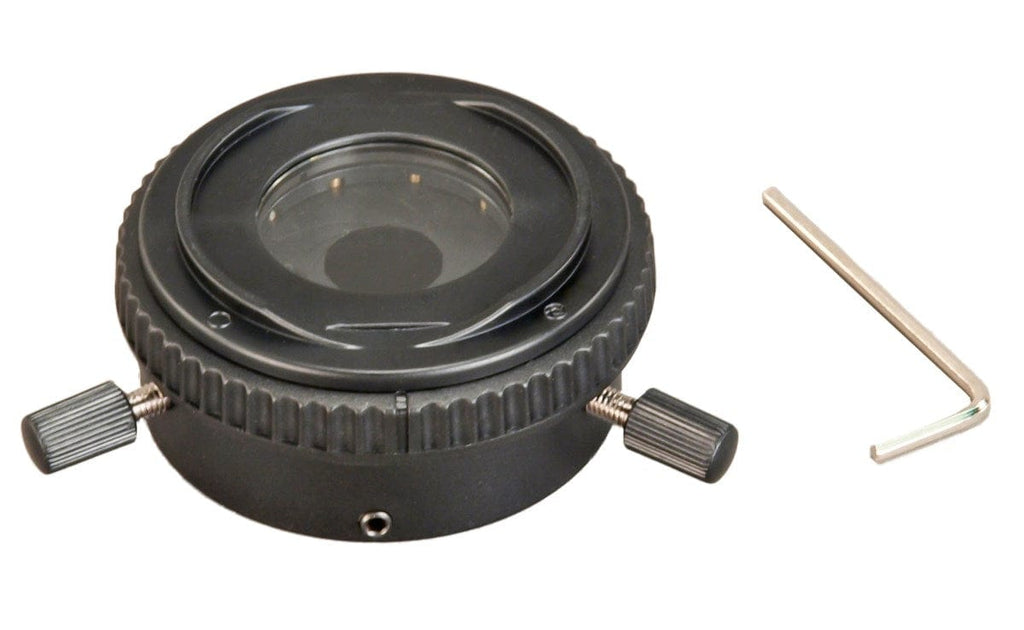 Microscope Kohler Illumination Attachment with Iris Field Diaphragm an ...