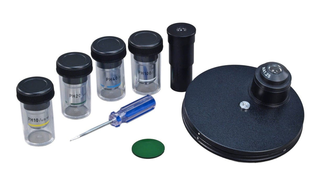 Phase Contrast Attachment Kit for Compound Microscopes – Omax