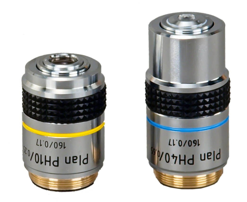 Darkfield and Brightfield PLAN Phase Contrast Kit for Compound Microsc ...