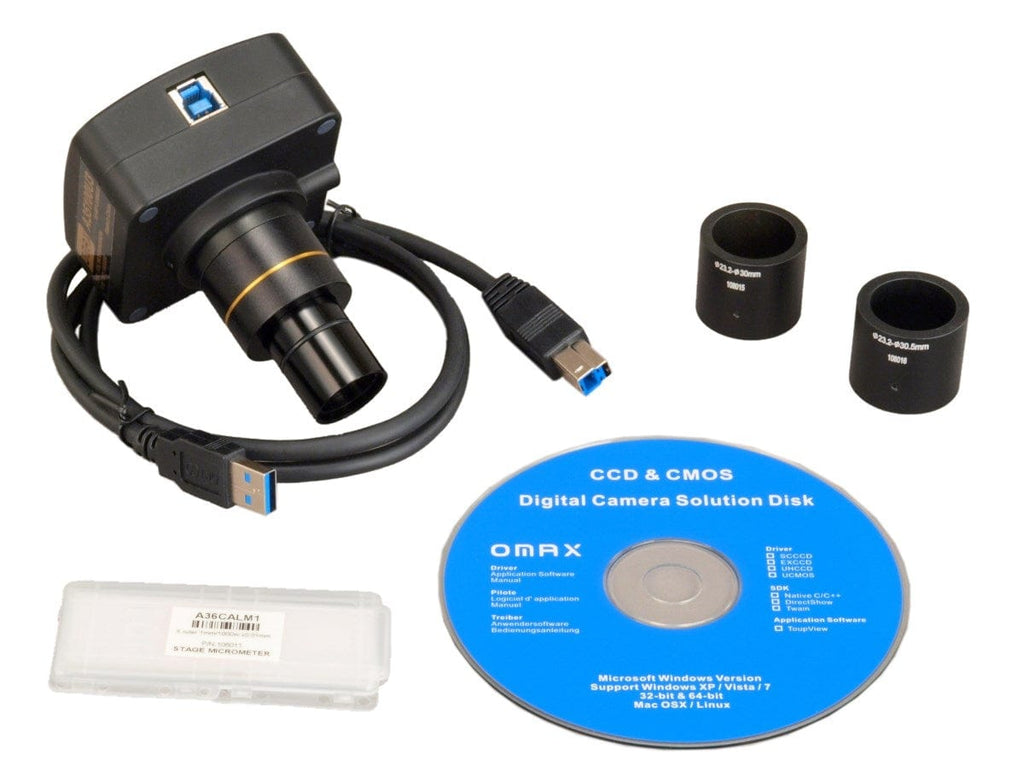 OMAX 10MP USB 3.0 C-Mount Microscope Camera for Windows, Mac OS, and L ...
