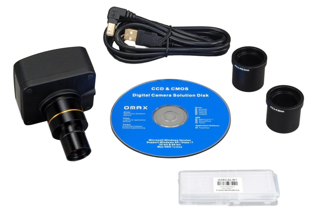 OMAX 14MP USB 2.0 C-Mount Microscope Camera for Windows, Mac OS, and L ...