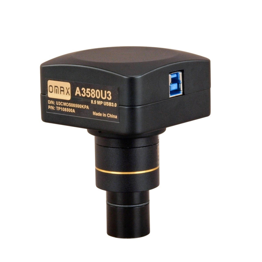 OMAX 8MP USB 3.0 C-Mount Microscope Camera for Windows, Mac OS, and Li ...