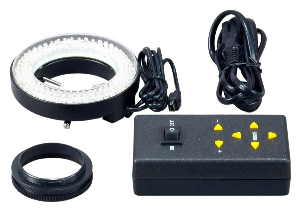 144 LED Ring Light for Stereo Microscopes with Subsection Control Mode ...