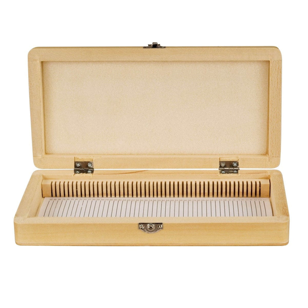 Wooden Slide Storage Box for Up To 50 Slides – Omax