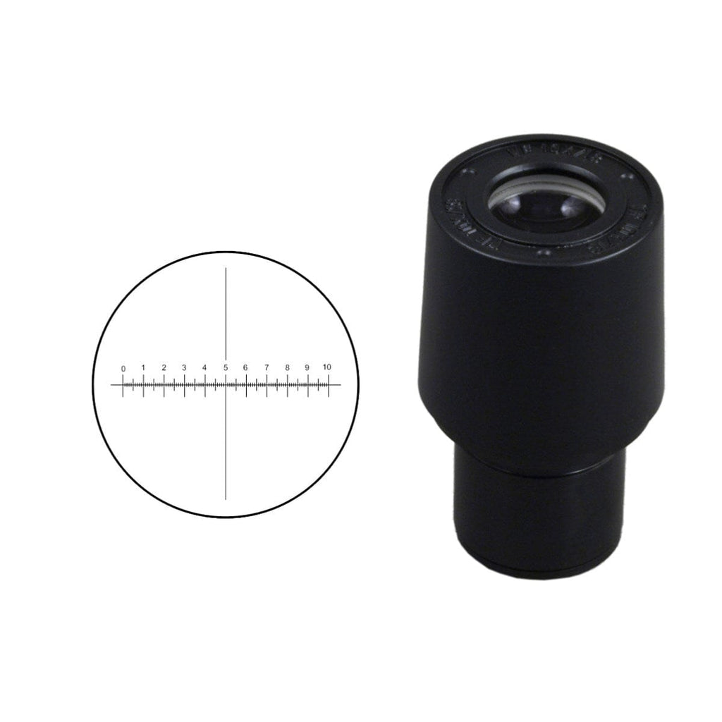 WF10X/18 Eyepiece with Reticle for Microscope 23.2mm – Omax
