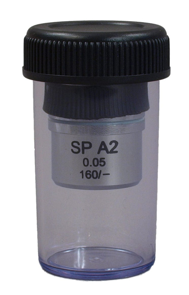 2X Semi-Plan Achromatic Objective Lens for Compound Microscopes – Omax