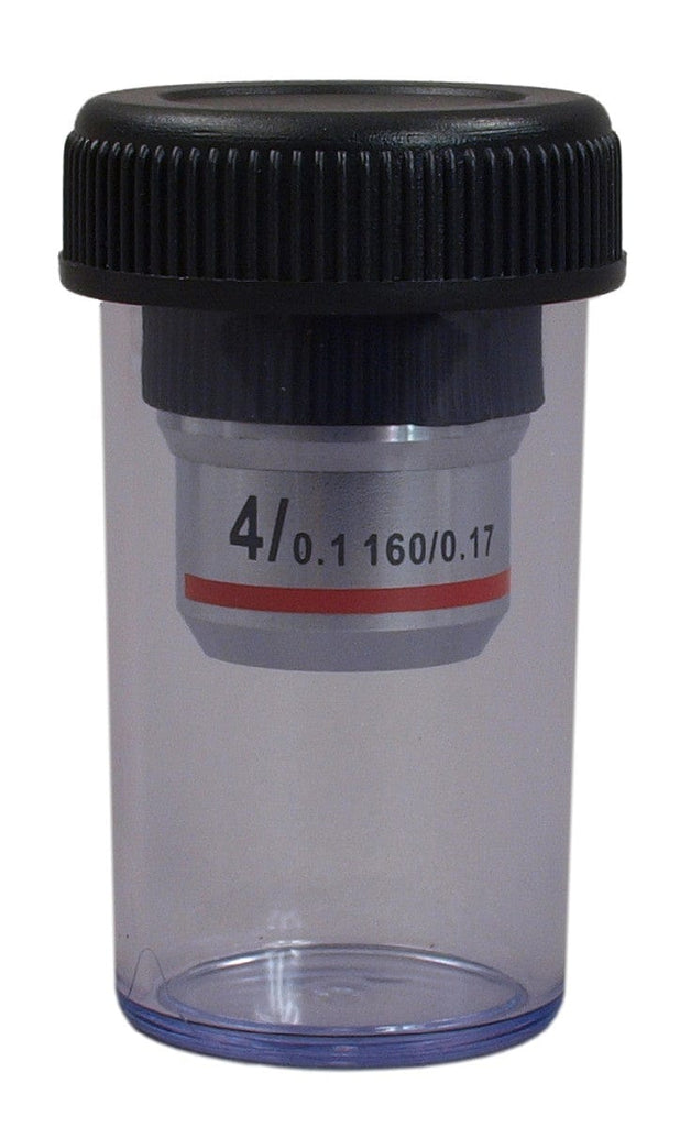 4X Achromatic Objective Lens for Compound Microscopes – Omax