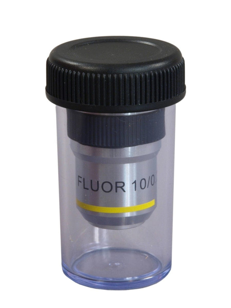 10X Fluor Objective Lens for EPI-Fluorescent Microscope – Omax