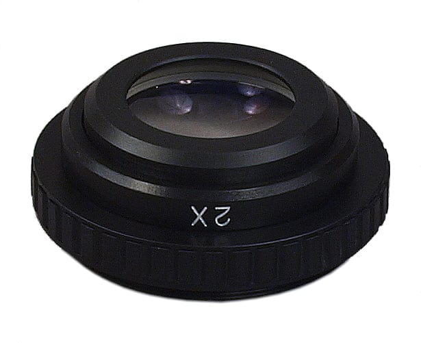 2X Auxiliary Objective Lens for Stereo Microscope D50mm – Omax