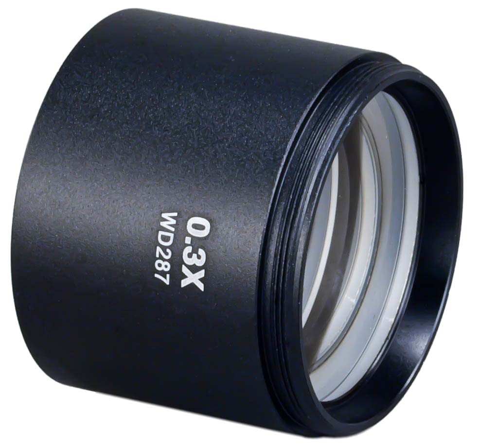 0.3X Auxiliary Objective Lens for Stereo Microscope D48mm – Omax