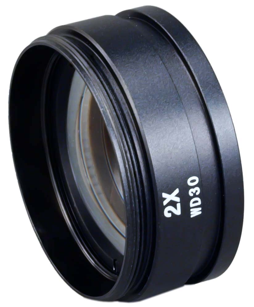 2X Auxiliary Objective Lens for Stereo Microscope D48mm – Omax